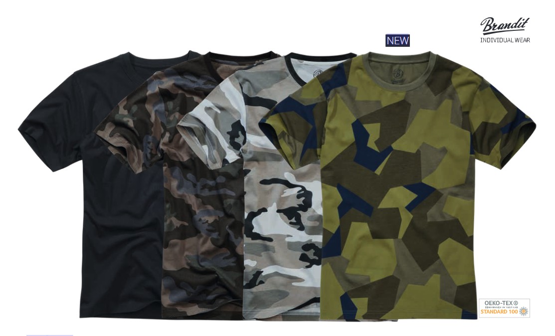 Brandit T-Shirt-Urban camo | Streetbeat.fi & isotkoot.com