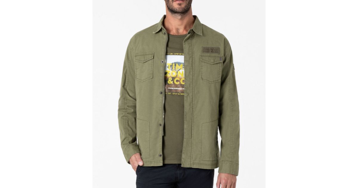 TZ Light Field jacket 10072-Washed olive | Streetbeat.fi & isotkoot.com