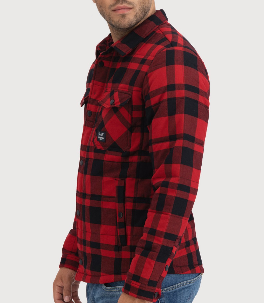 Vintage Ind. Lumberjacket 3545-Red check | Streetbeat.fi & isotkoot.com